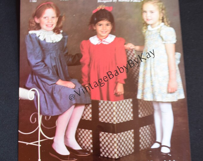 Martha's Favorite Collar Dress Pattern by Martha Pullen Sz 12 Month-4t ...