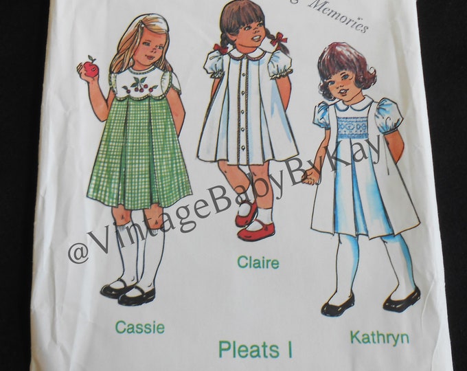 Children's Corner Pattern Pleats I Cassie Claire Kathryn Size 5-6 Girl ...