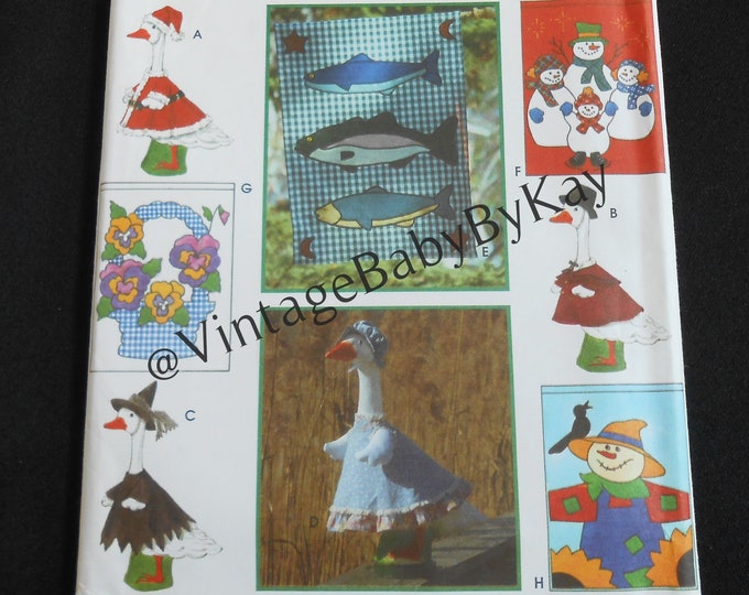 Simplicity 8959 Craft Pattern Sewing DIY, Seasonal Lawn Geese Clothes ...