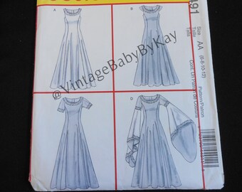 Renaissance Costume Mccall's 4490 Uncut Pattern - Etsy