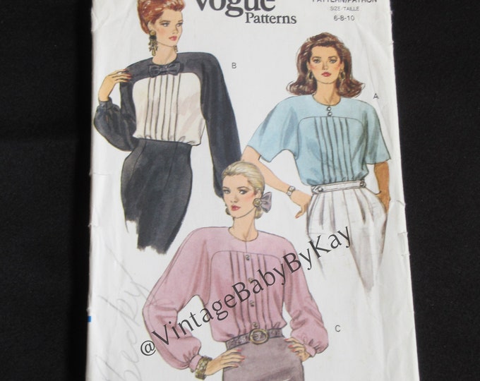 Vogue 7766 Sz 12 14 16 Adult Woman Flared Yoke Skirt in 2 Lengths W ...