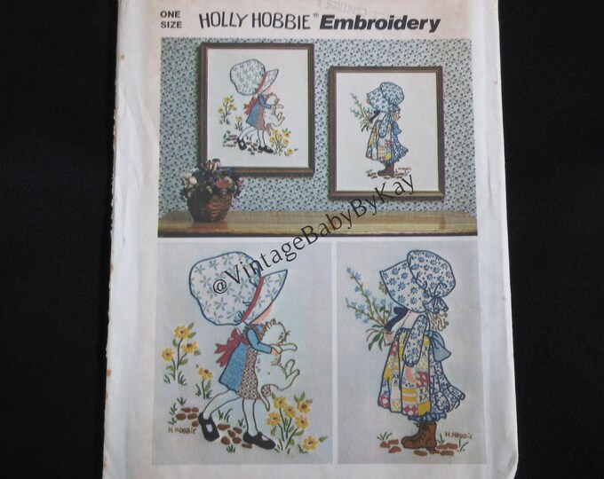 Simplicity 6005 Holly Hobbie Embroidery Transfers, Craft Sewing Pattern ...