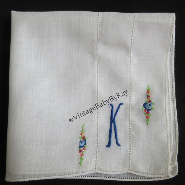 Initial K Embroidery - Etsy