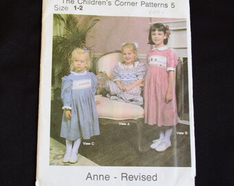 Children's Corner Pattern Jeffery Size 3 Sewing Pattern Gender Neutral ...