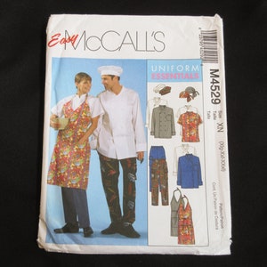 Mccall's 4529 Aprons and Chef Uniform Essentials Adult - Etsy