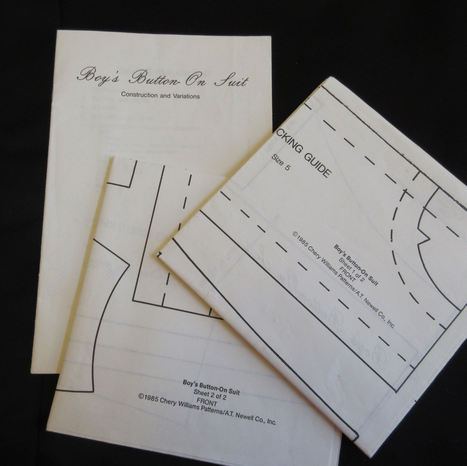 Chery Williams Boy's Button on Suit Size 1-5 Sewing Pattern, Smocked or ...