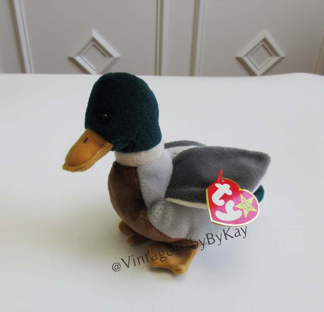 Beanie Baby Jake the Drake Mallard Duck 1997 Collectible Stuffed Animal ...