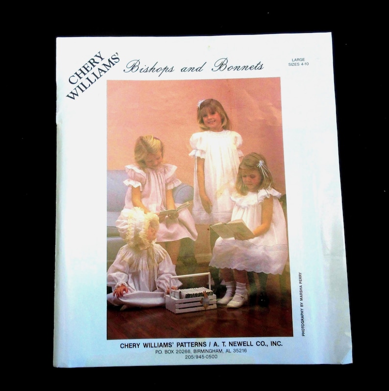 Chery Williams Bishops and Bonnets Large 4-10 OR Small 6 Month-3 ...