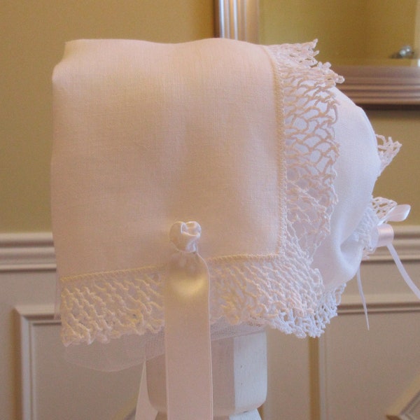 Heirloom Baby Bonnet - Etsy