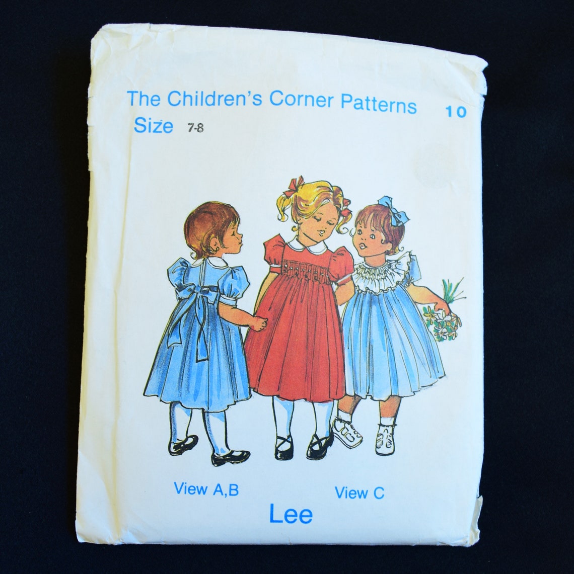 Children's Corner Pattern Lee Sz 7-8 OR 5-6 Sewing Girl - Etsy