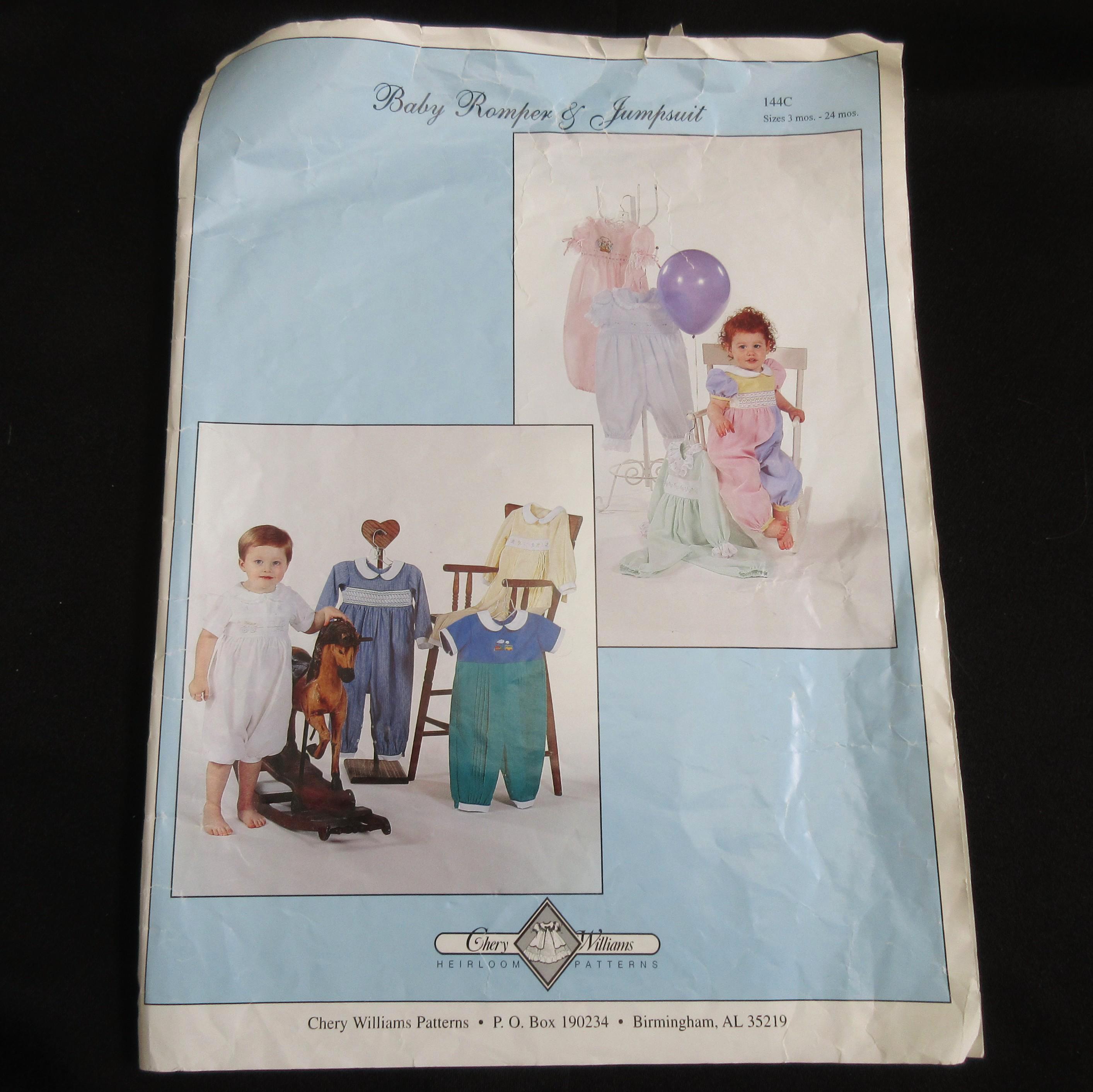 Chery Williams Baby Romper & Jumpsuit Size 3 - 24 Months, Sewing ...