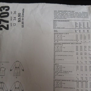 Vogue Chuck Howard Designer Pattern 2703 Size 12, American Designer ...