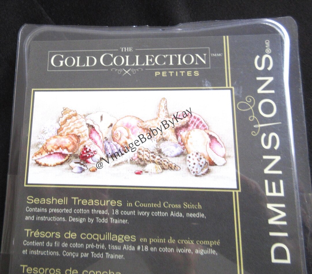 Seashell Treasures Kit Dimensions Gold Collection Petite #65035 ...