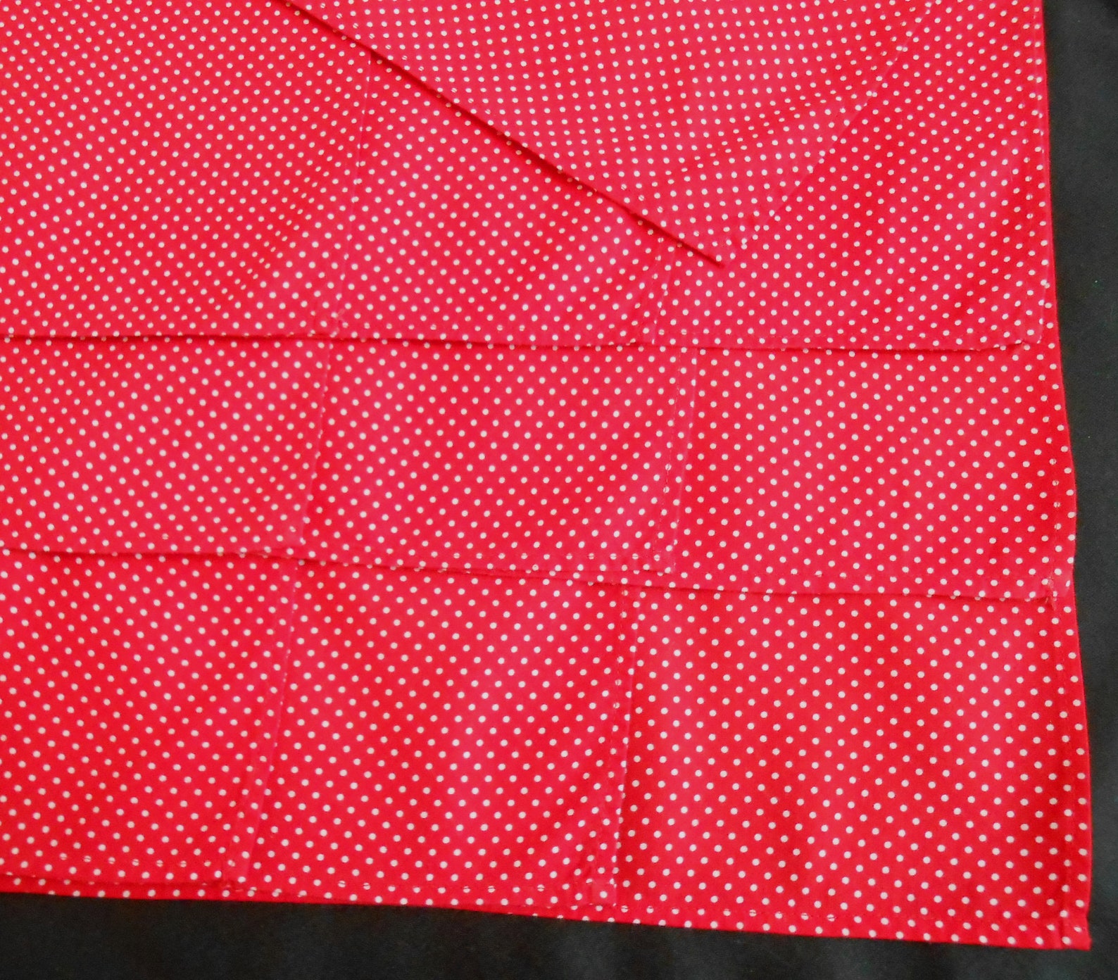 Red Napkin Set of 10 Vintage Red With White Polka Dots Cotton - Etsy