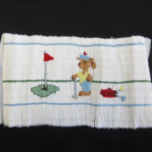 Golf Smocked Insert Ready to Add to Garment, Pleated Fabric Pull-up W ...