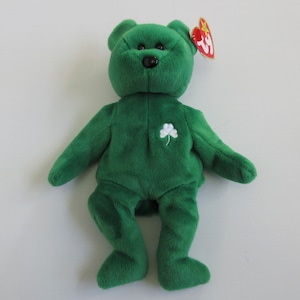 Beanie Baby Erin Bear 1997 Collectible Stuffed Animal Soft Toy, Ty ...