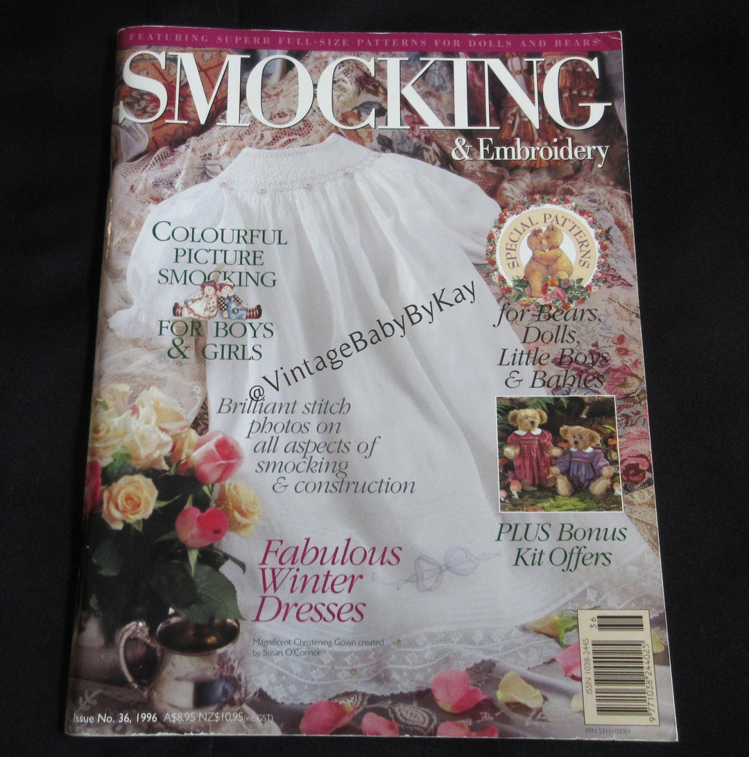 Australian Smocking Issue 36 Fall 1996, Vintage Magazine Reference ...
