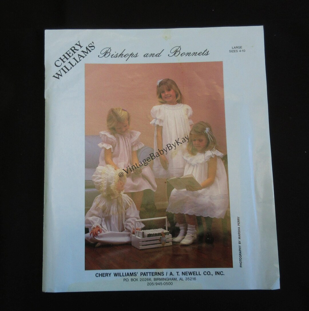 Chery Williams Bishops and Bonnets Large 4-10 OR Small 6 Month-3 ...