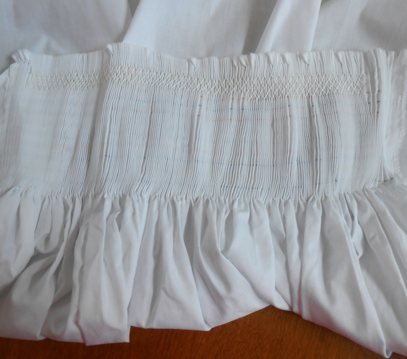 Smocked Yoke Dress Front Fabric Yardage Ready to Complete | Etsy