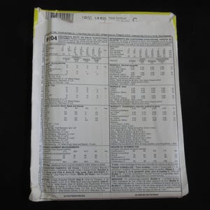 Simplicity 7203 or P204 Flintstones Costume Pattern Child Size 3 - 4 ...