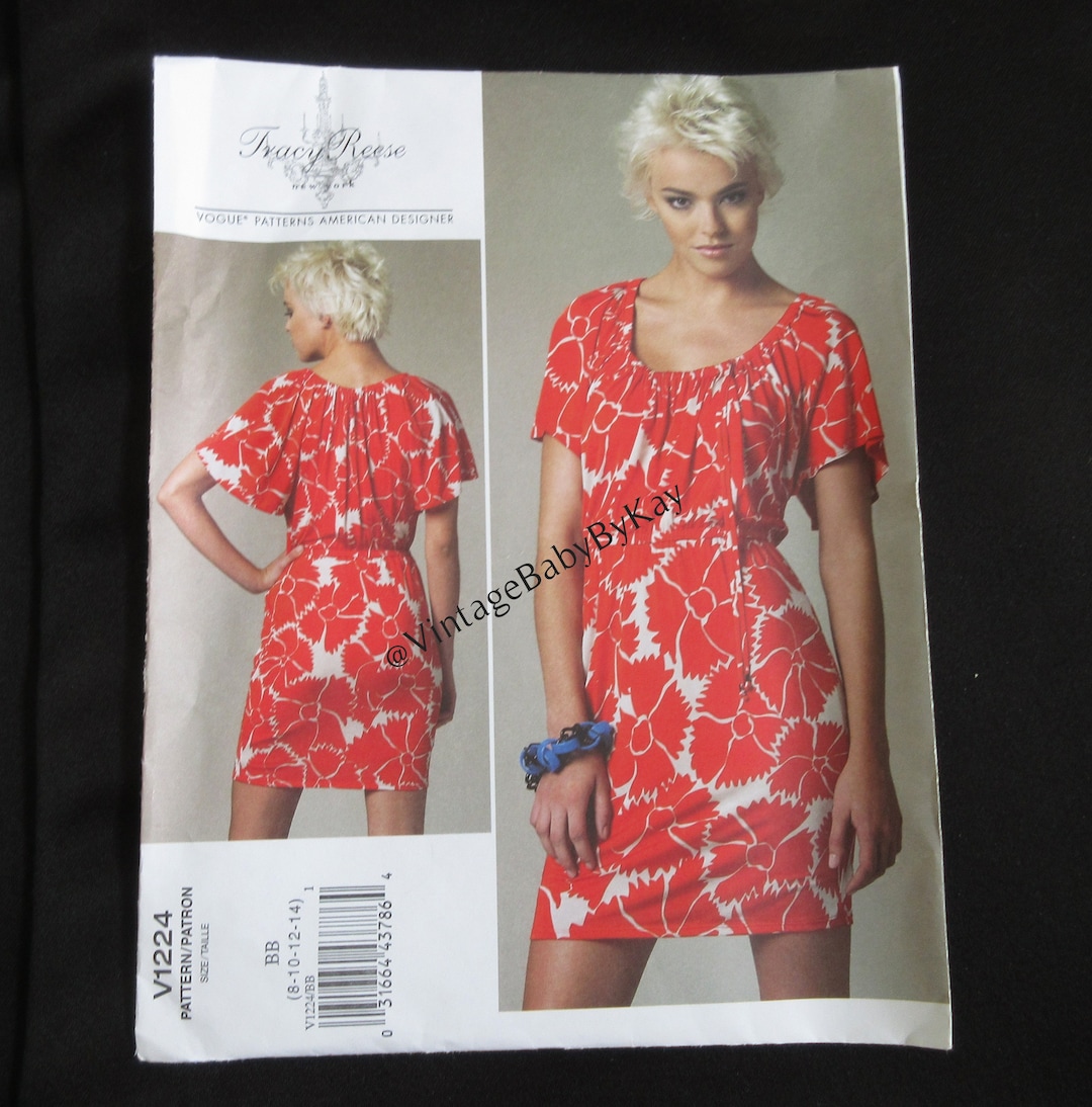 Vogue Tracy Reese Designer Pattern 1224 Size 8-14 American Designer ...
