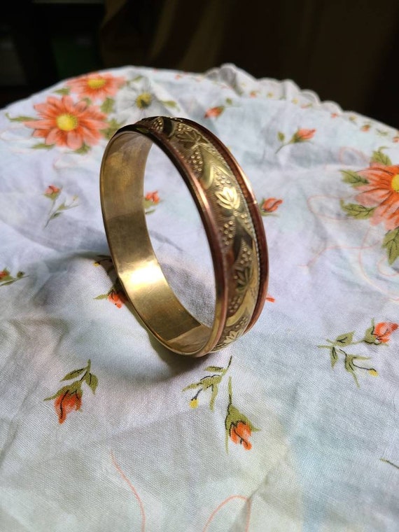 copper and brass leaf - Gem