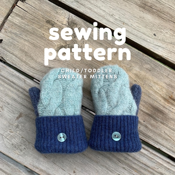 Sweater Mitten Pattern - Etsy