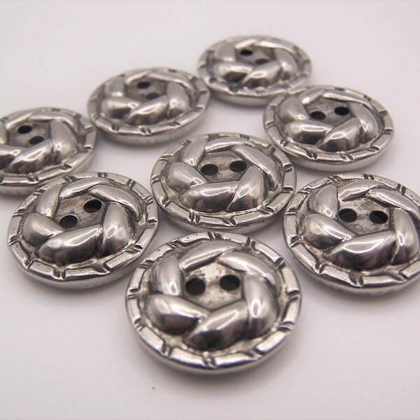 Silver Tone Buttons - Etsy