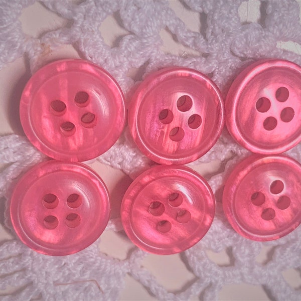 Pretty Pink Buttons - Etsy