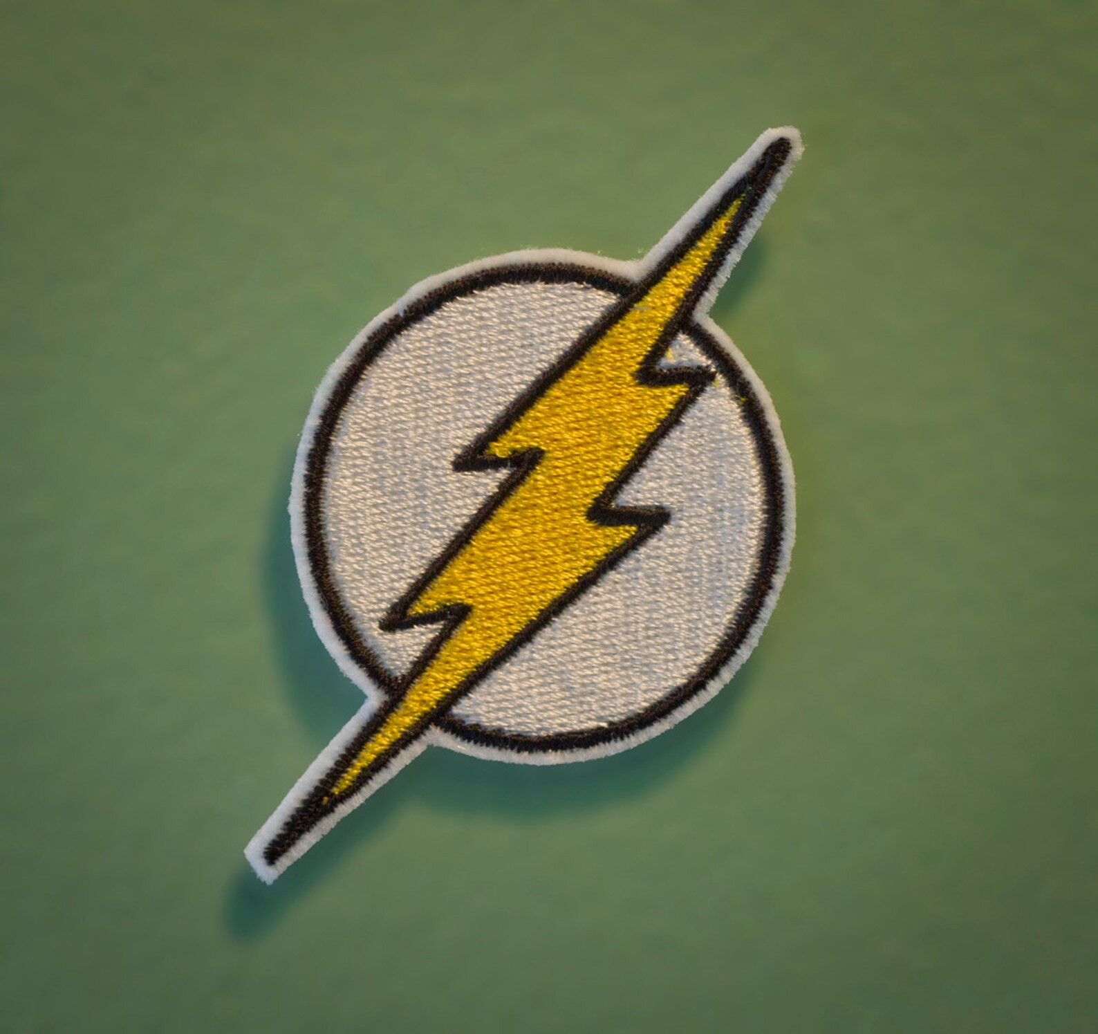 The Flash Emblem Iron-on Embroidered Comic Book Patch - Etsy