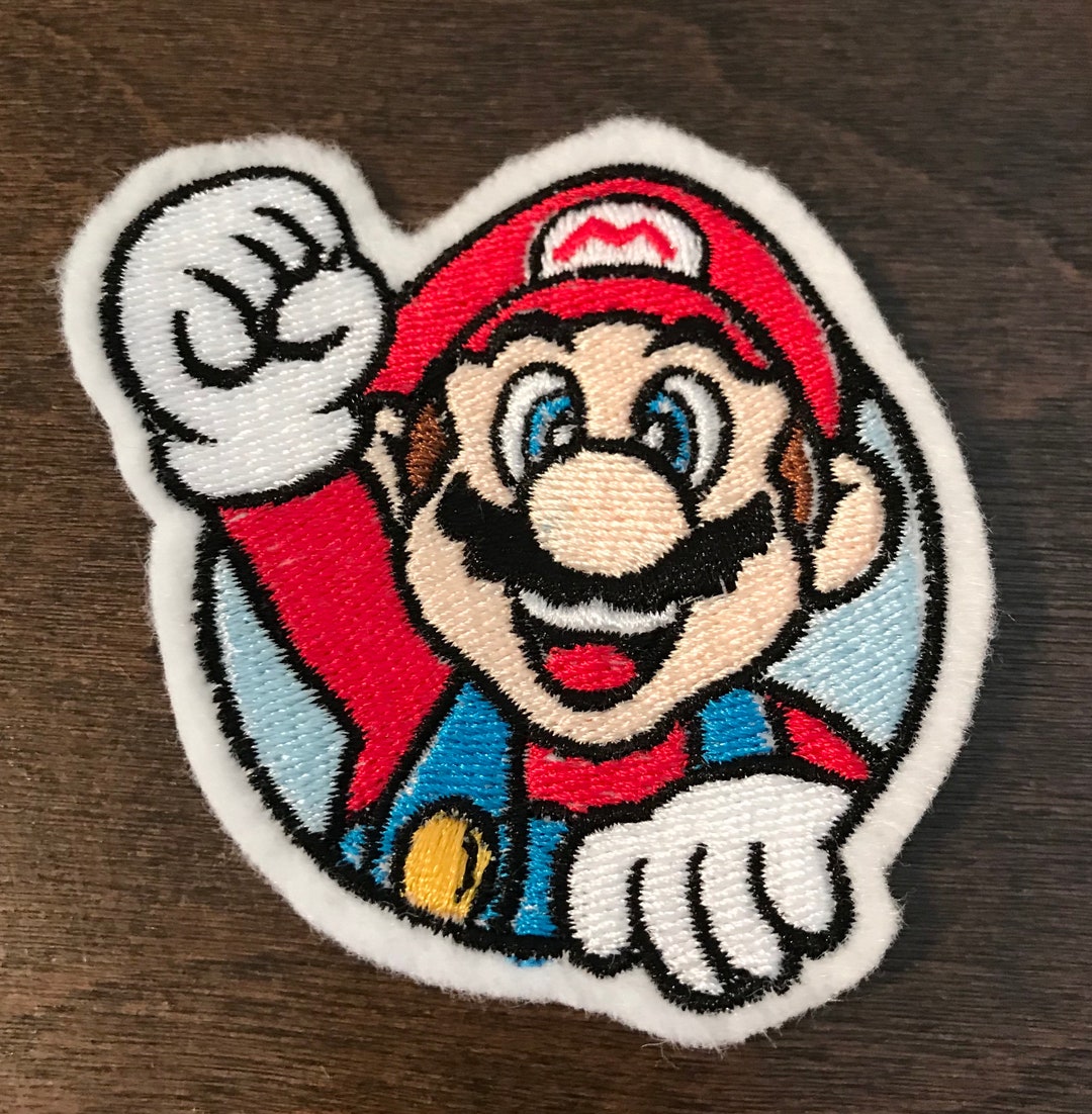 It’s A-me, Mario! -- Nintendo Embroidered Iron-on NES Patch - Etsy