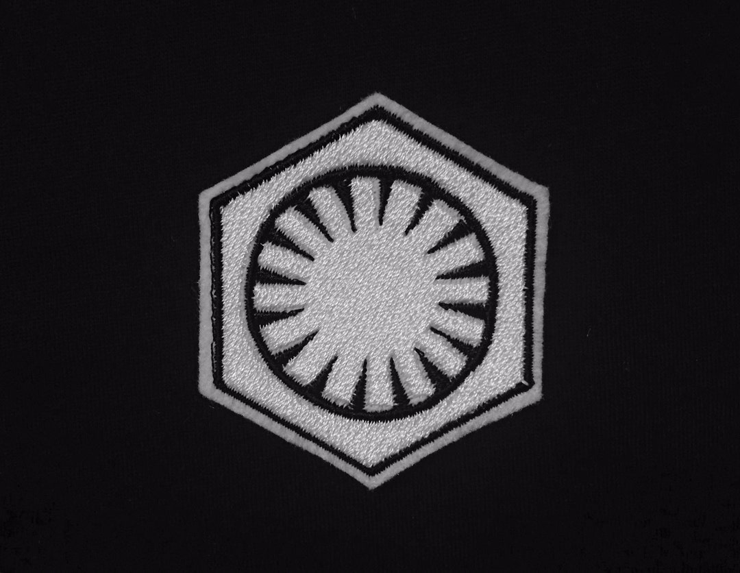First Order Emblem - Star Wars Embroidered Iron-on Patch - Etsy
