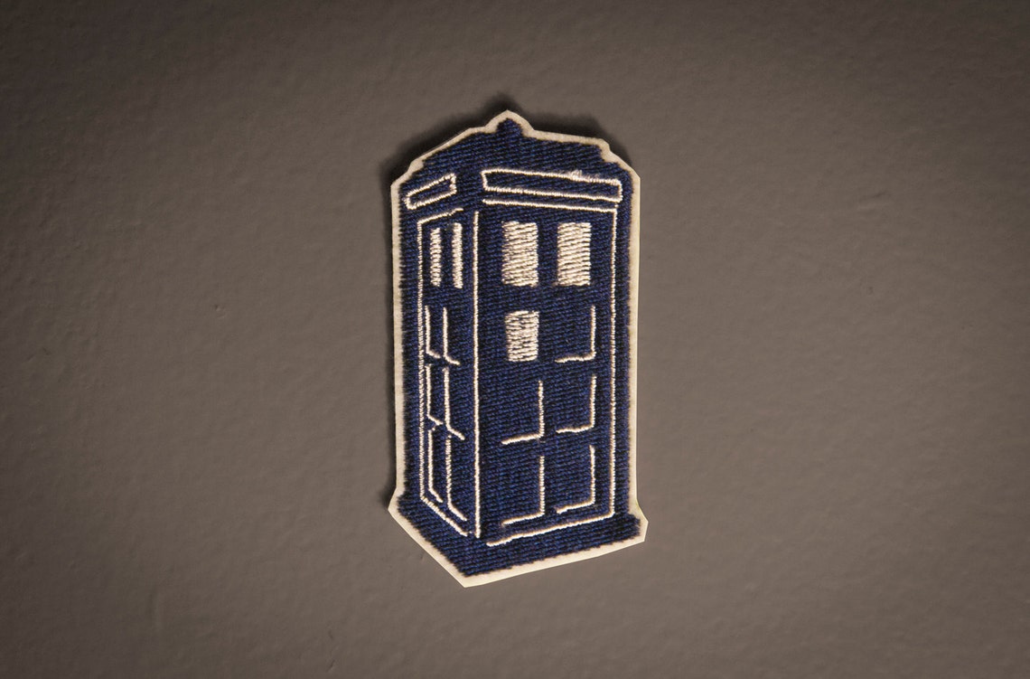 TARDIS -- Doctor Who Embroidered Patch - Etsy