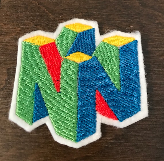 N64 Logo Iron-on Nintendo Patch From Nintendo - Etsy