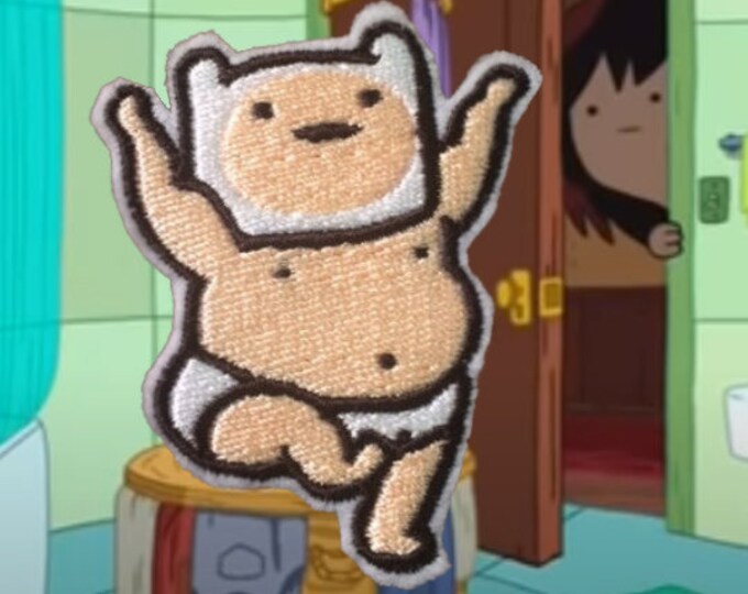 Buff Baby Finn Iron on Adventure Time Patch - Etsy