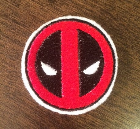 Deadpool Logo Iron-on Embroidered Marvel Patch - Etsy