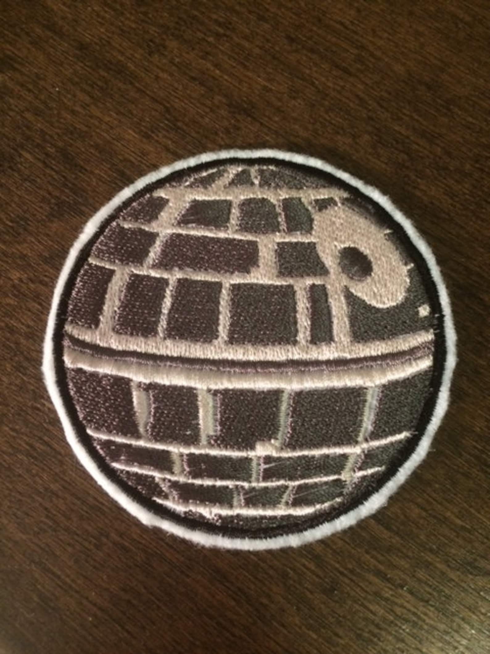 The Death Star -- Star Wars Embroidered Iron-on Patch - Etsy