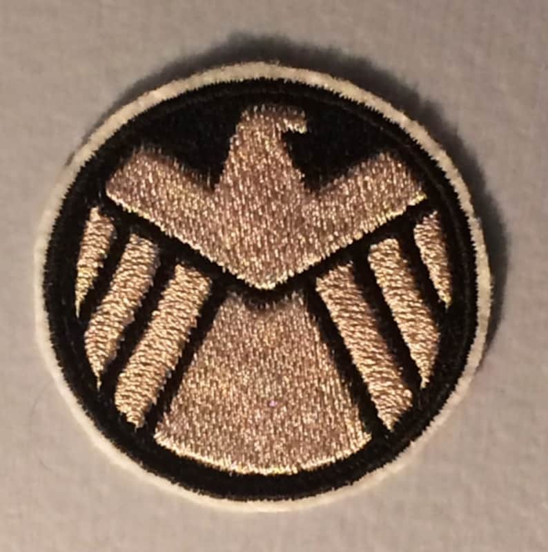 SHIELD Logo Iron-on Embroidered Marvel Patch | Etsy