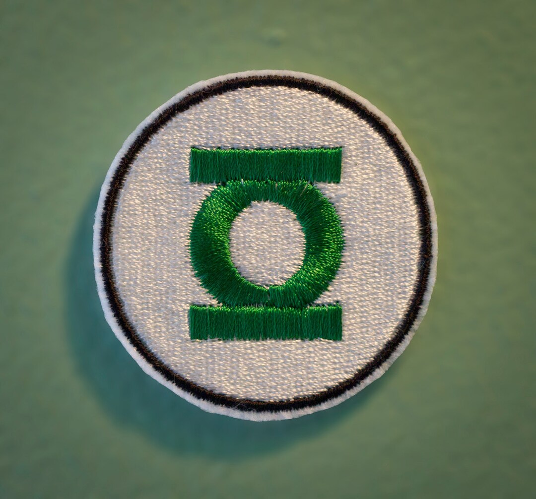 Green Lantern Iron-on Embroidered Comic Book Patch - Etsy