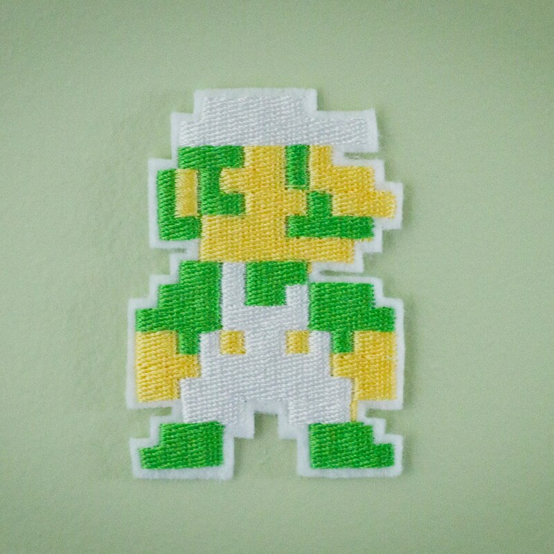 Luigi Embroidered Patch - Etsy