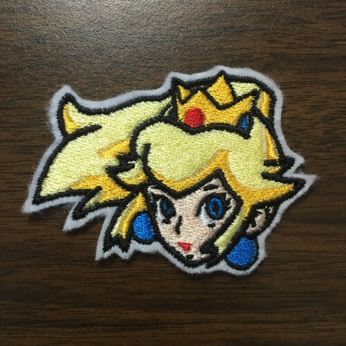 Princess Peach Iron-on Nintendo Patch | Etsy