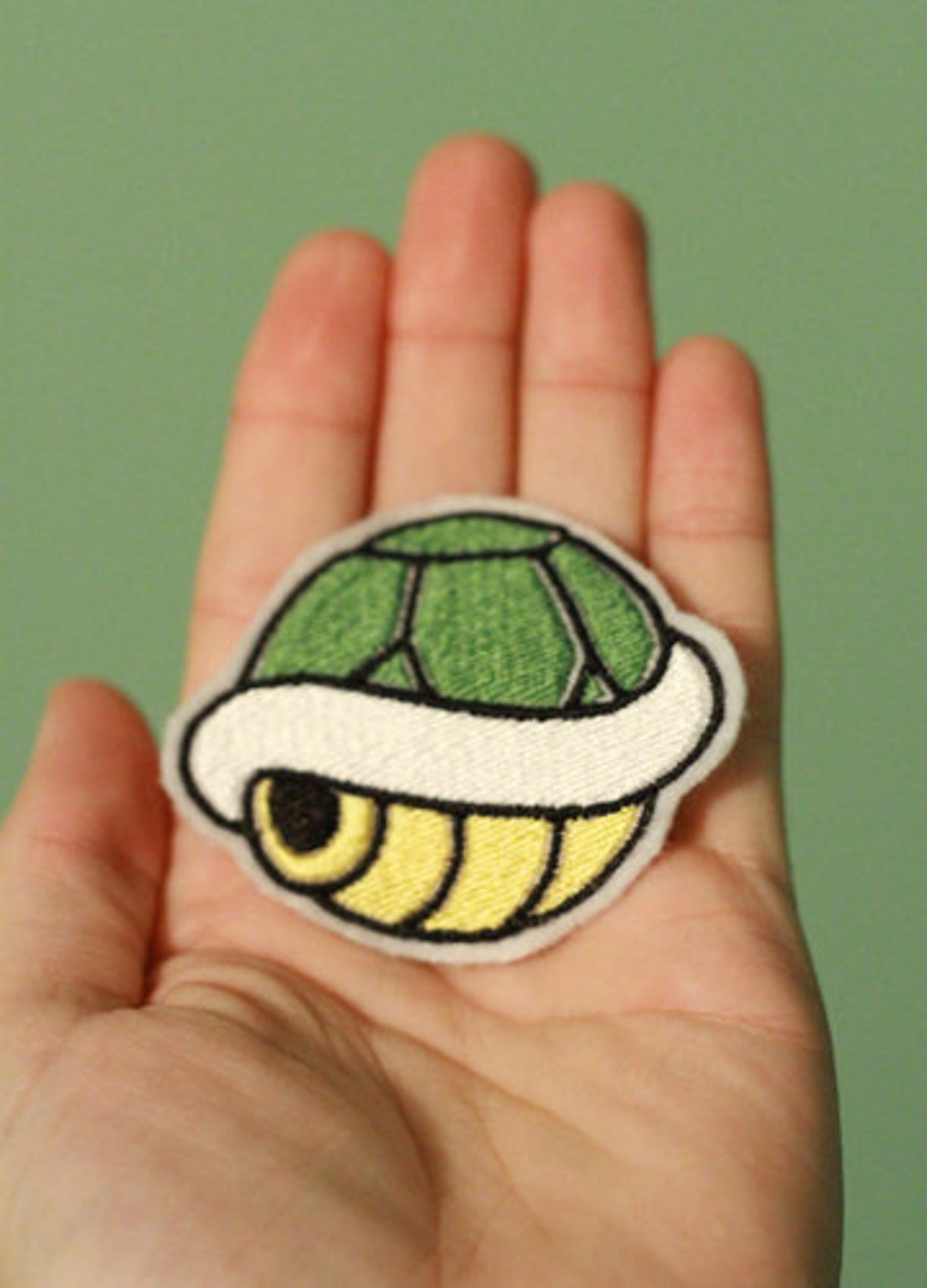 Green Turtle Shell Embroidered Nintendo Patch From Mario Brothers - Etsy