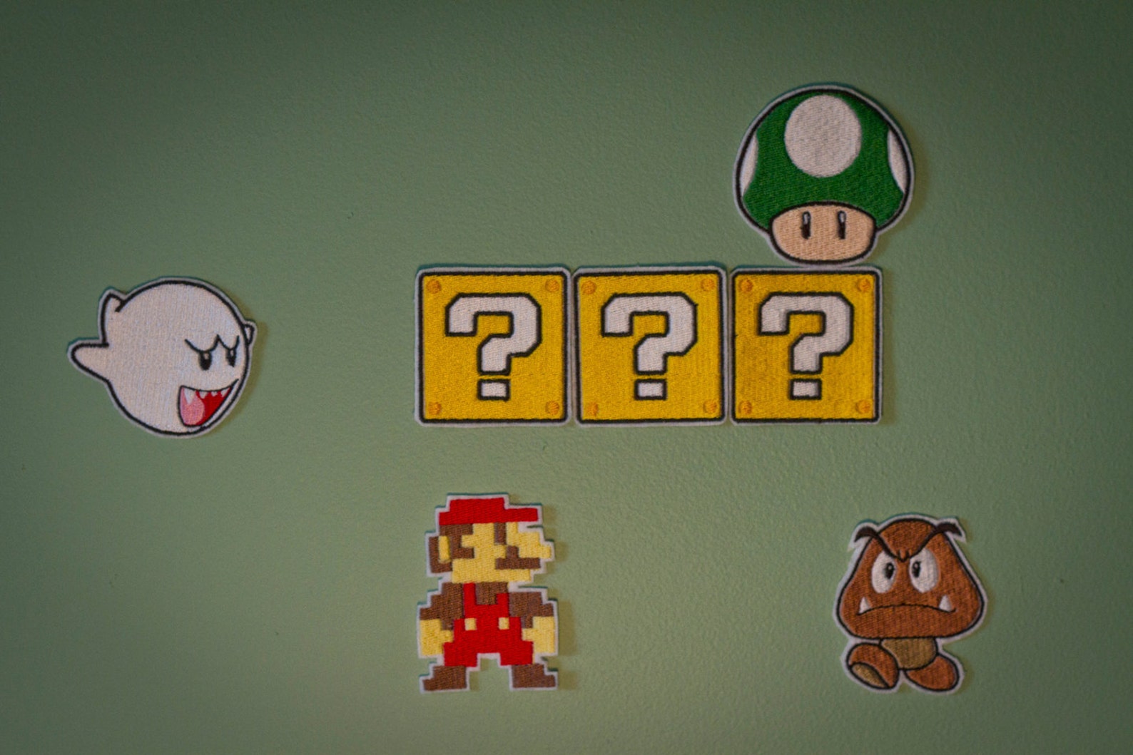 Coin Block Nintendo Throwback Embroidered Iron-on NES Mario | Etsy