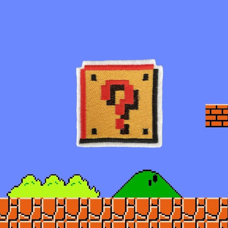 Mario 8bit Block - Etsy