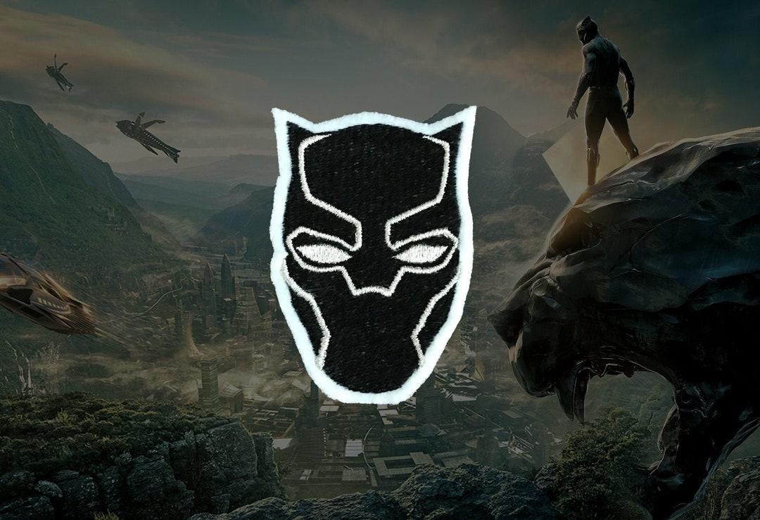 Black Panther - Iron-on Embroidered Marvel Comics Patch - Etsy