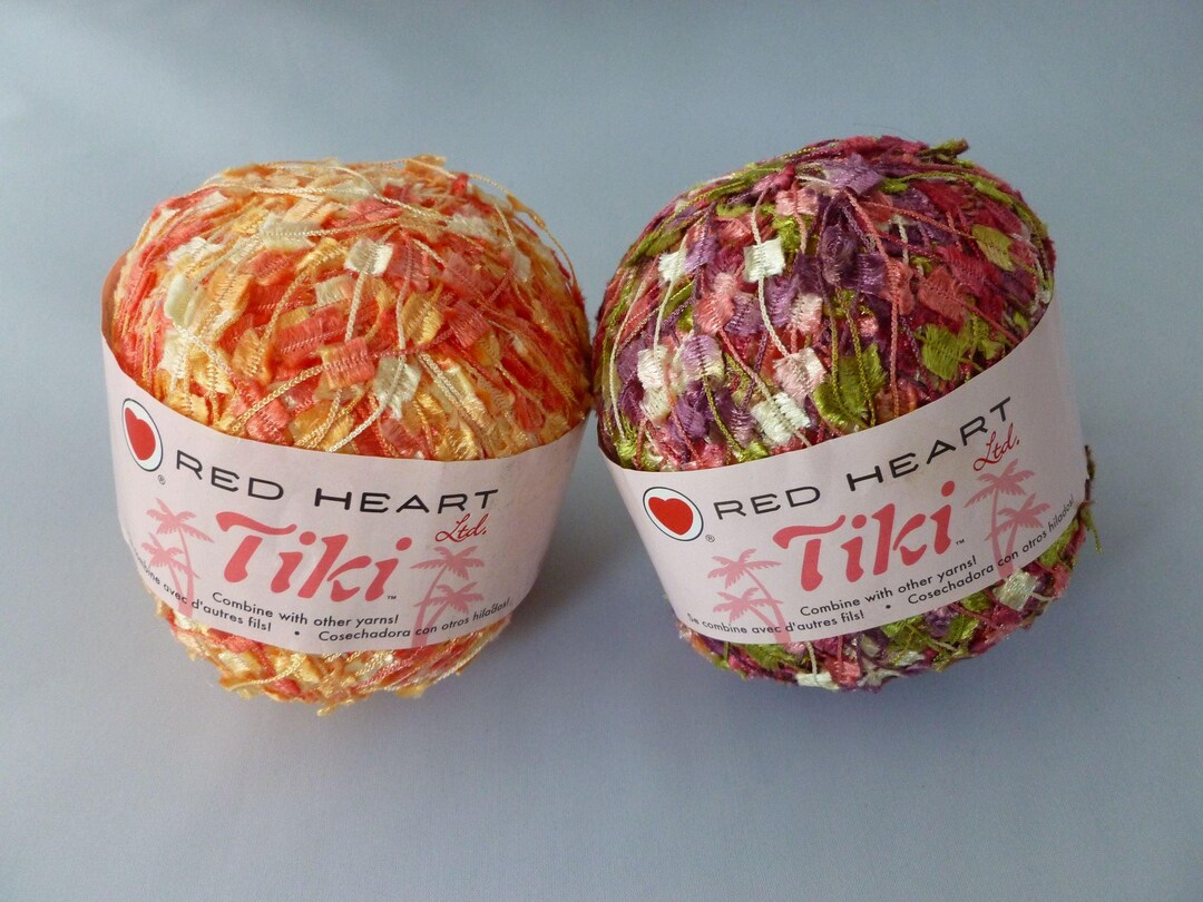 Tiki by Red Heart Yarn, Butterfly Ribbon - Etsy