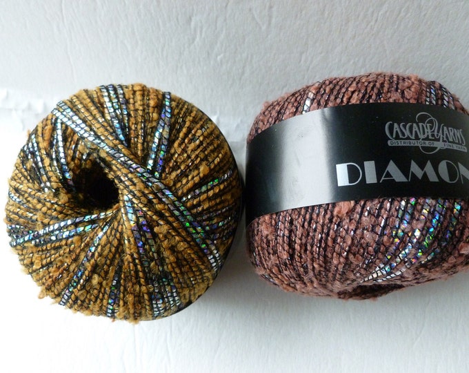 Diamonds by Cascade Yarns, 50 Gm, Nylon Wool Metallic Blend - Etsy