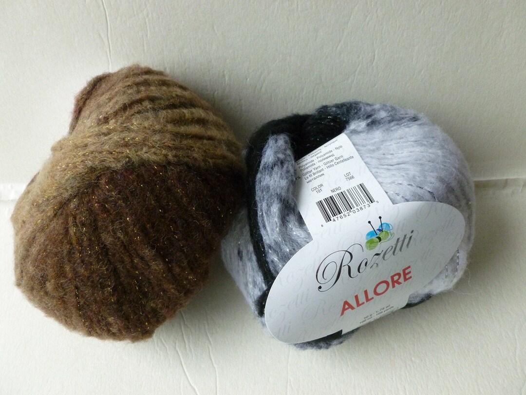 Allore by Rozetti, Bulky, Wool Blend With Metallic Sparkle - Etsy