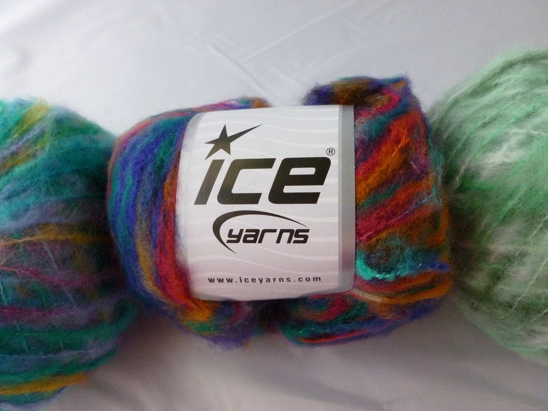 Mohair Color Light by Ice Yarns, DK Mohair Acrylic Blend - Etsy