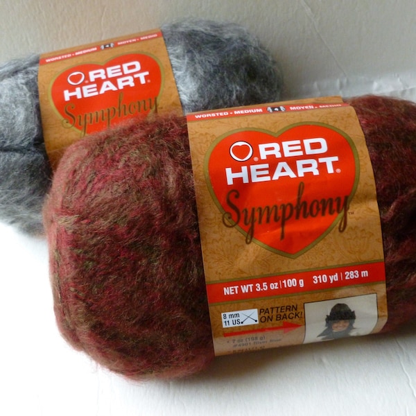 Red Heart Yarn - Etsy